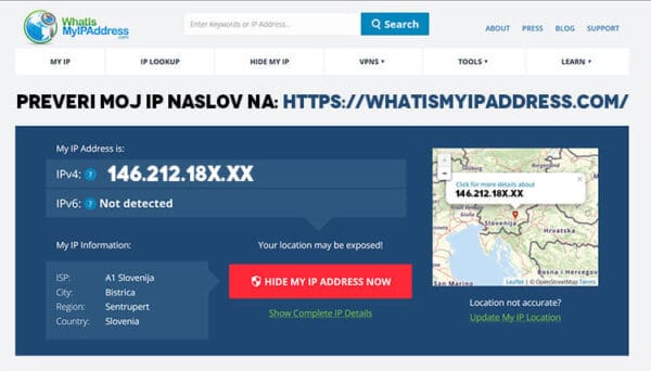 Kaj je IP naslov? Kako preveriti moj IP naslov? - PC Agent D.o.o.