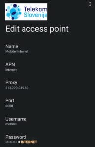 APN nastavitve za A1, Telemach, Telekom, Bob in HOT